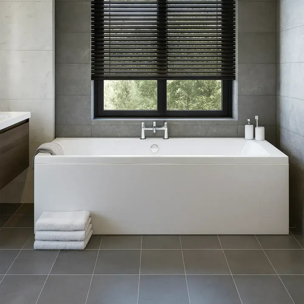 Carron Quantum 1800 x 800 Double Ended Bath - Standard & Carronite Options