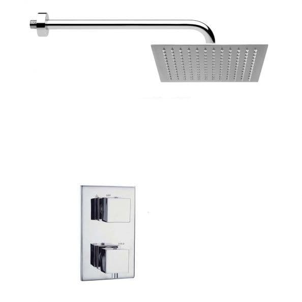 Concealed Dual Head Shower Pack 1 Chrome