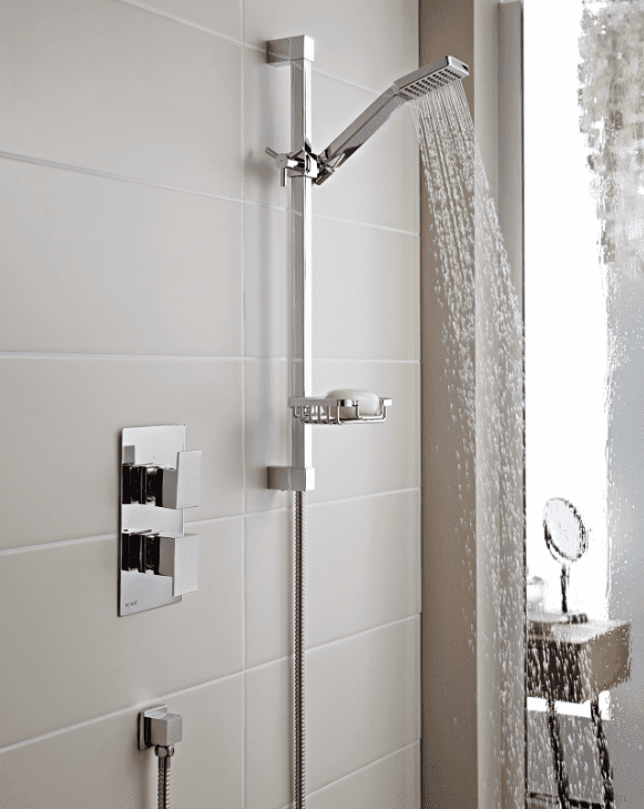 Concealed Single Head Shower Pack Chrome