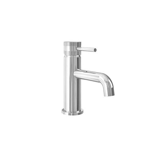 Core Chrome Bathroom Tap Pack with Diamond Cross Hatch Detail