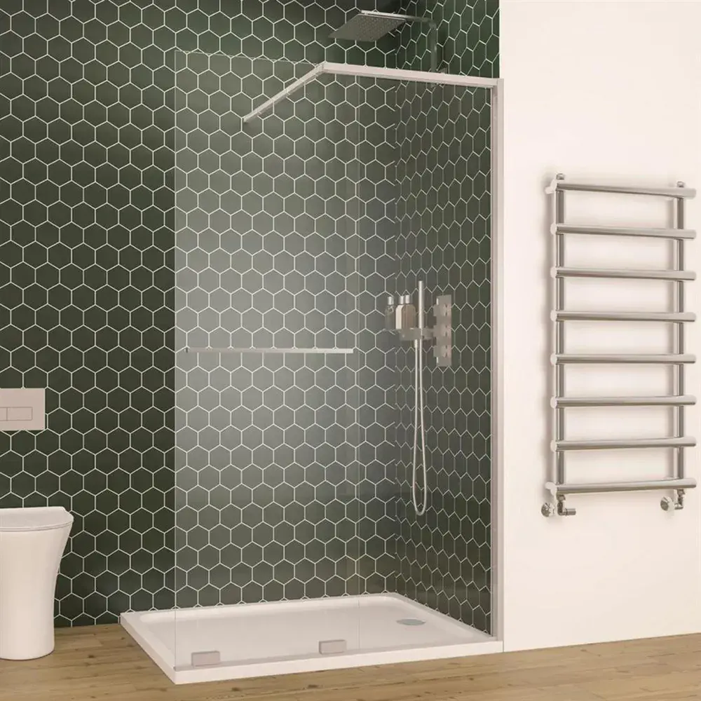 Corniche 2000 8mm 1200mm Soft Close Walk in Slider Right Hand RH Shower ...