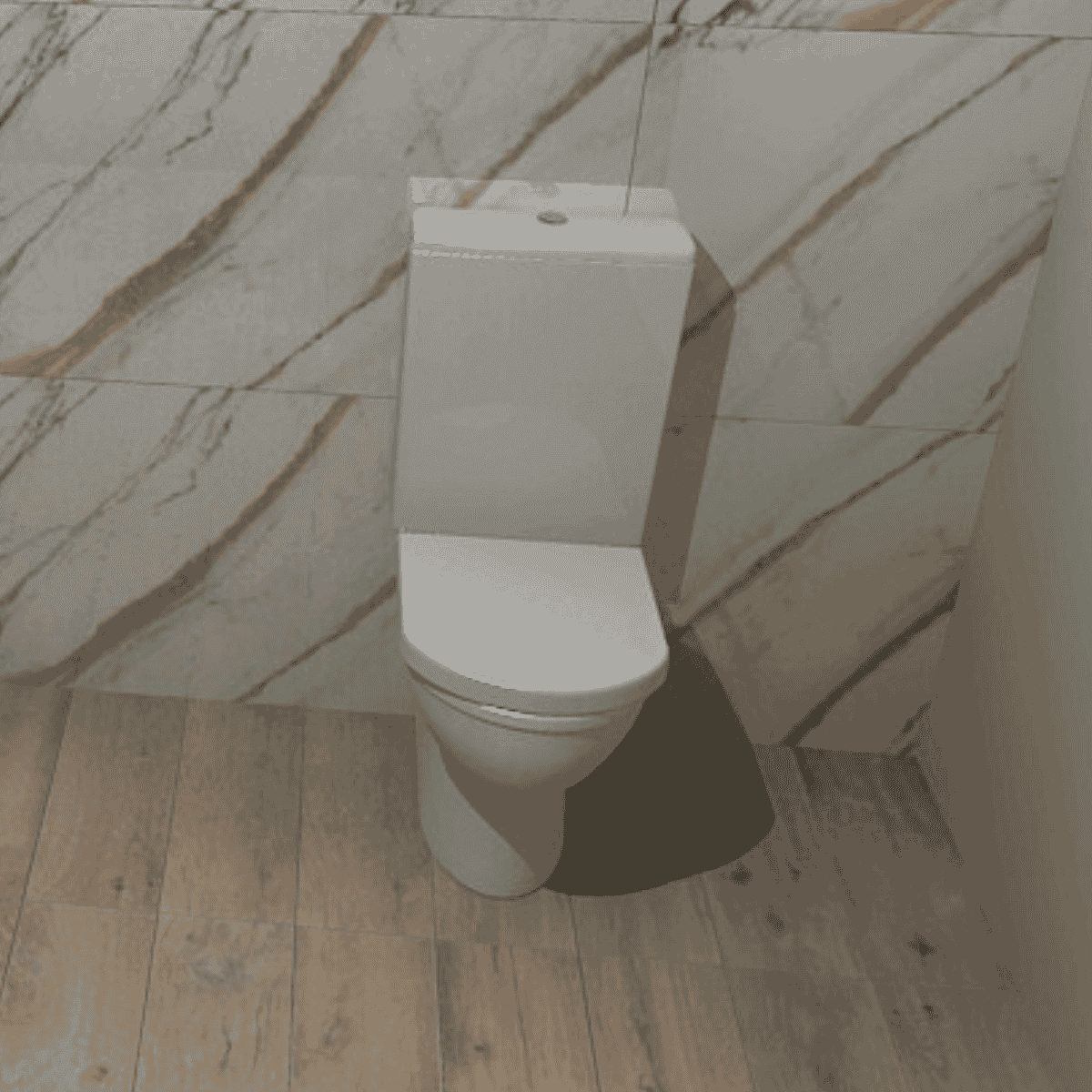 Dura Close Coupled Back To Wall Eco Vortex Toilet and Soft Close Seat ...