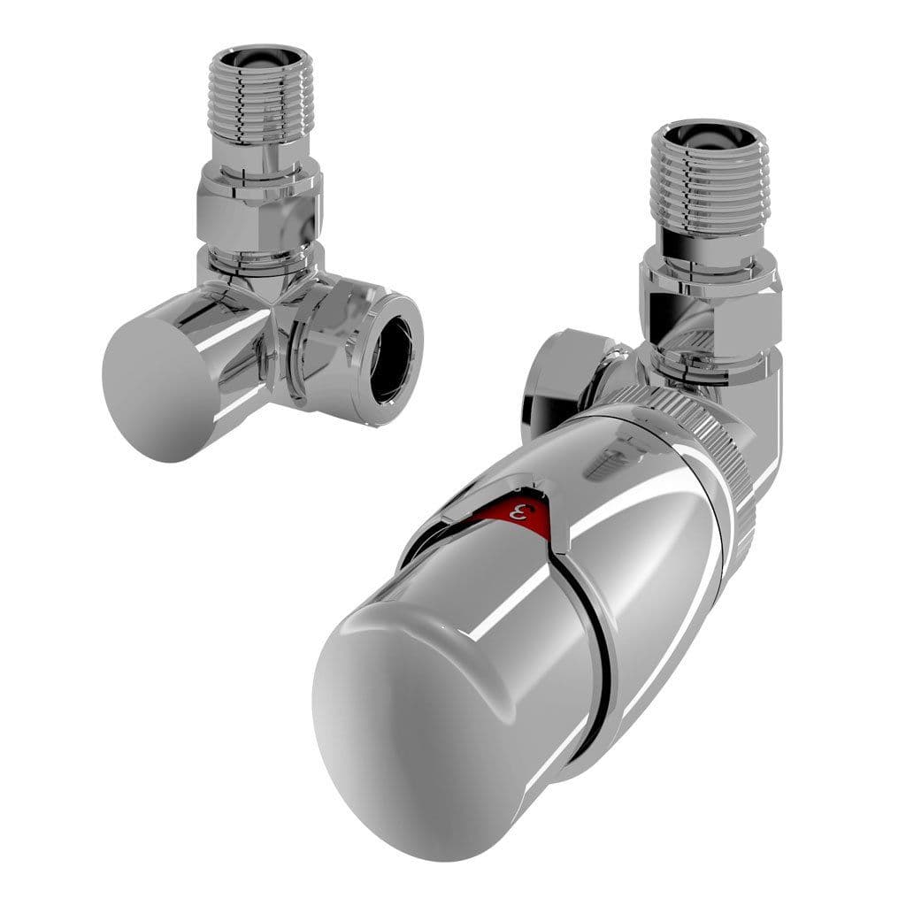 Eastbrook Chrome Radiator Valves - All Styles - Manual & Thermostatic