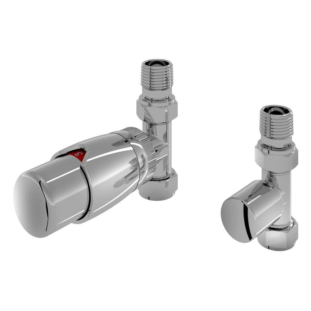 Eastbrook Chrome Radiator Valves - All Styles - Manual & Thermostatic