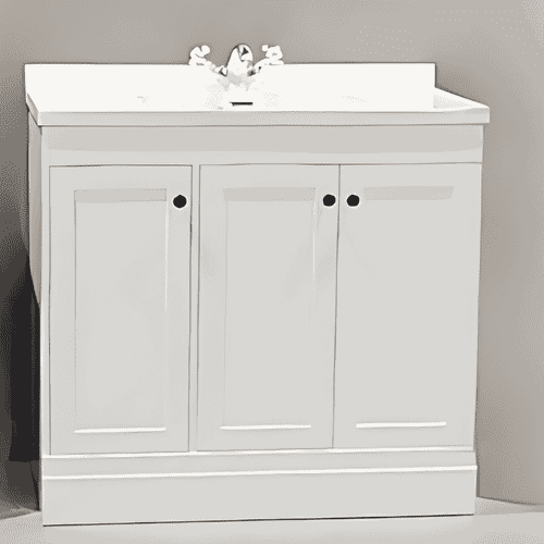 Eastbrook Hardwick Square 90 CM Vanity Unit Matt White
