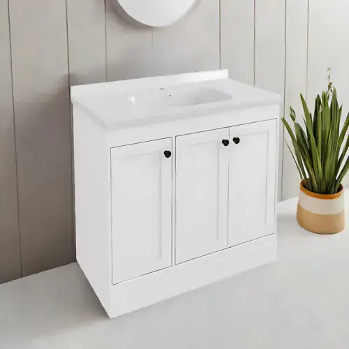 Eastbrook Hardwick Square 90 CM Vanity Unit Matt White
