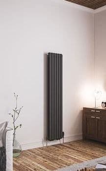 Eastbrook Rubano Radiator 1800mm x 383mm Matt Anthracite