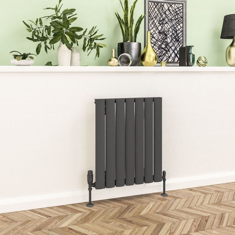 Eastbrook Sandhurst Aluminium Designer Radiator - Matt Anthracite ...