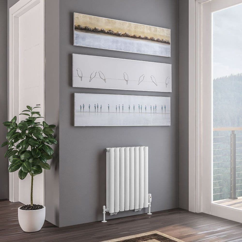 Eastbrook Tunstall Double Designer Radiator - Matt White - Various Sizes