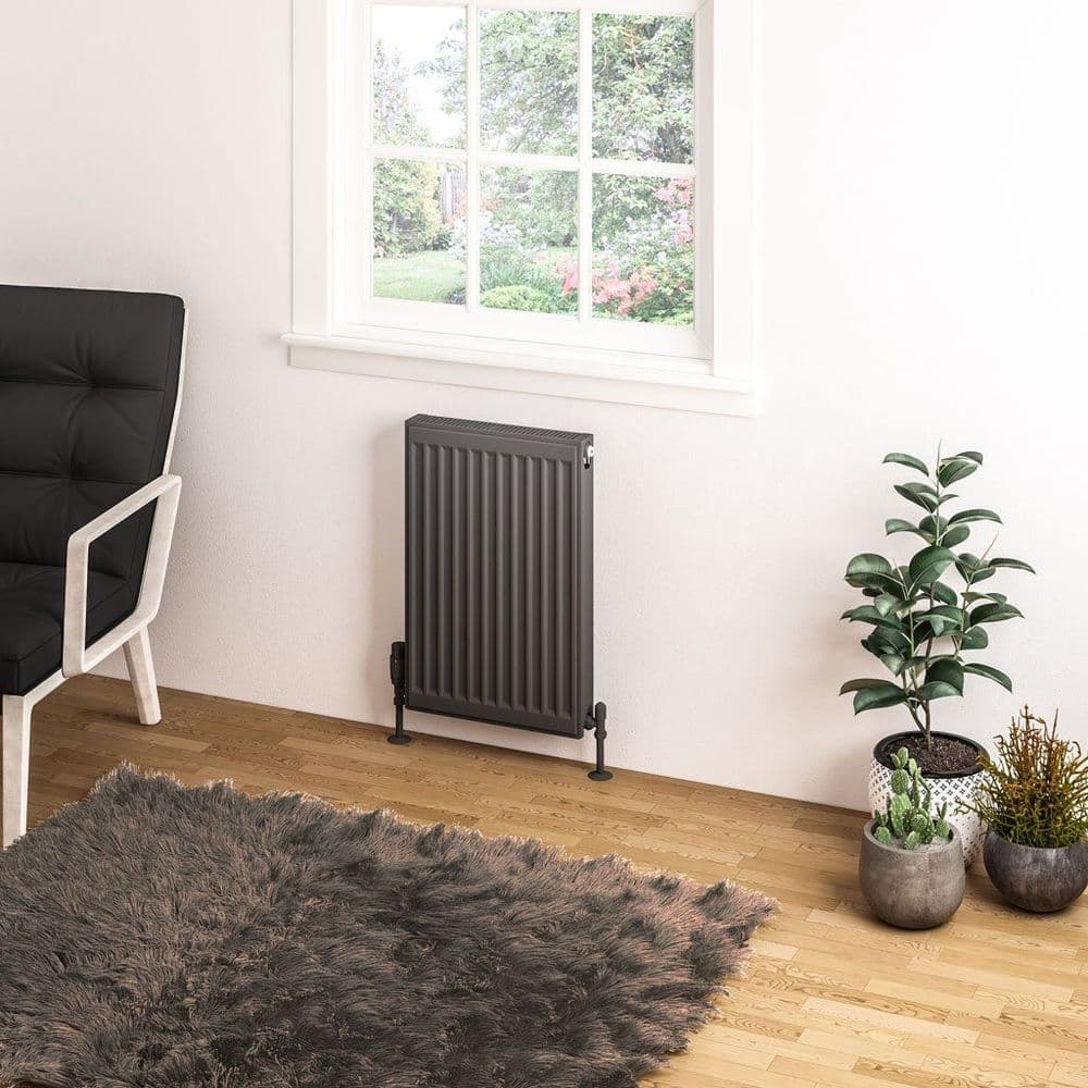 Eastbrook Type 11 Compact Single Panel Radiator - Matt Anthracite ...