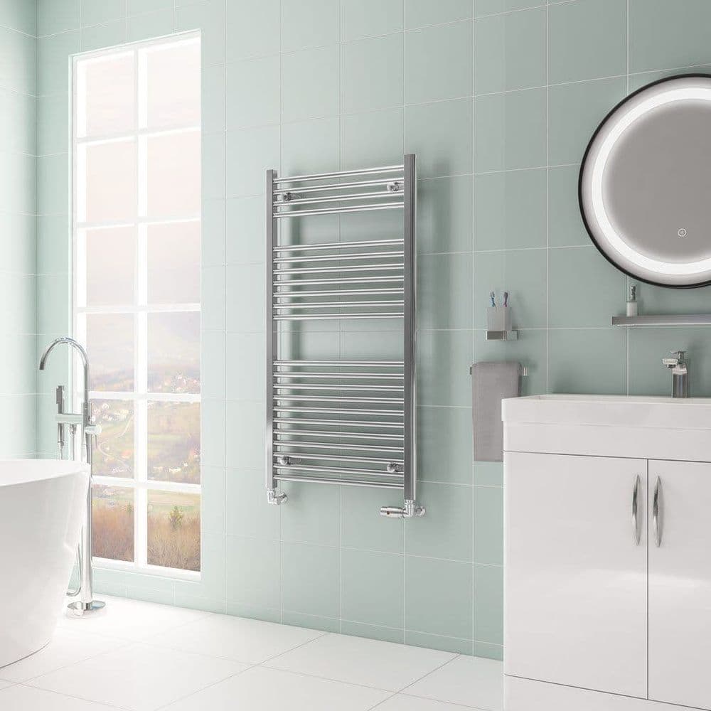 Electric Only Biava Multirail HV Straight Towel Radiators - Chrome ...