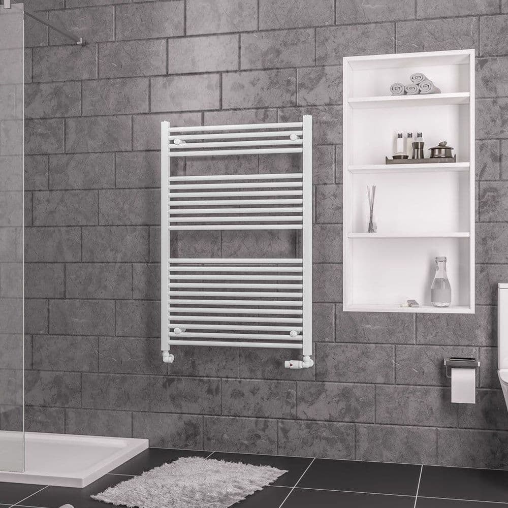 Electric Only Biava Multirail Straight Towel Radiators - Gloss White ...