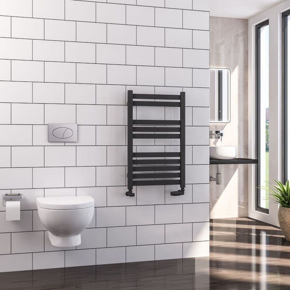 Electric Only Defford Designer Straight Towel Radiators - Matt ...