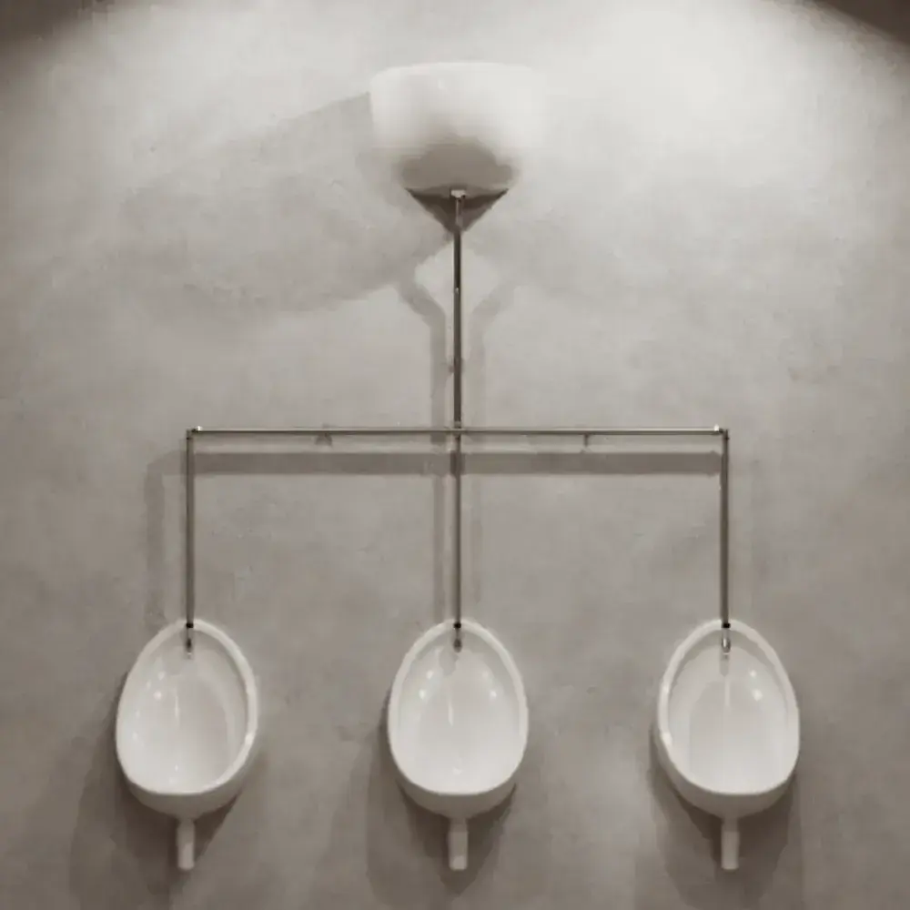 Exposed Urinal Pack with Ceramic Cistern 1 2 3 or 4 Bowl