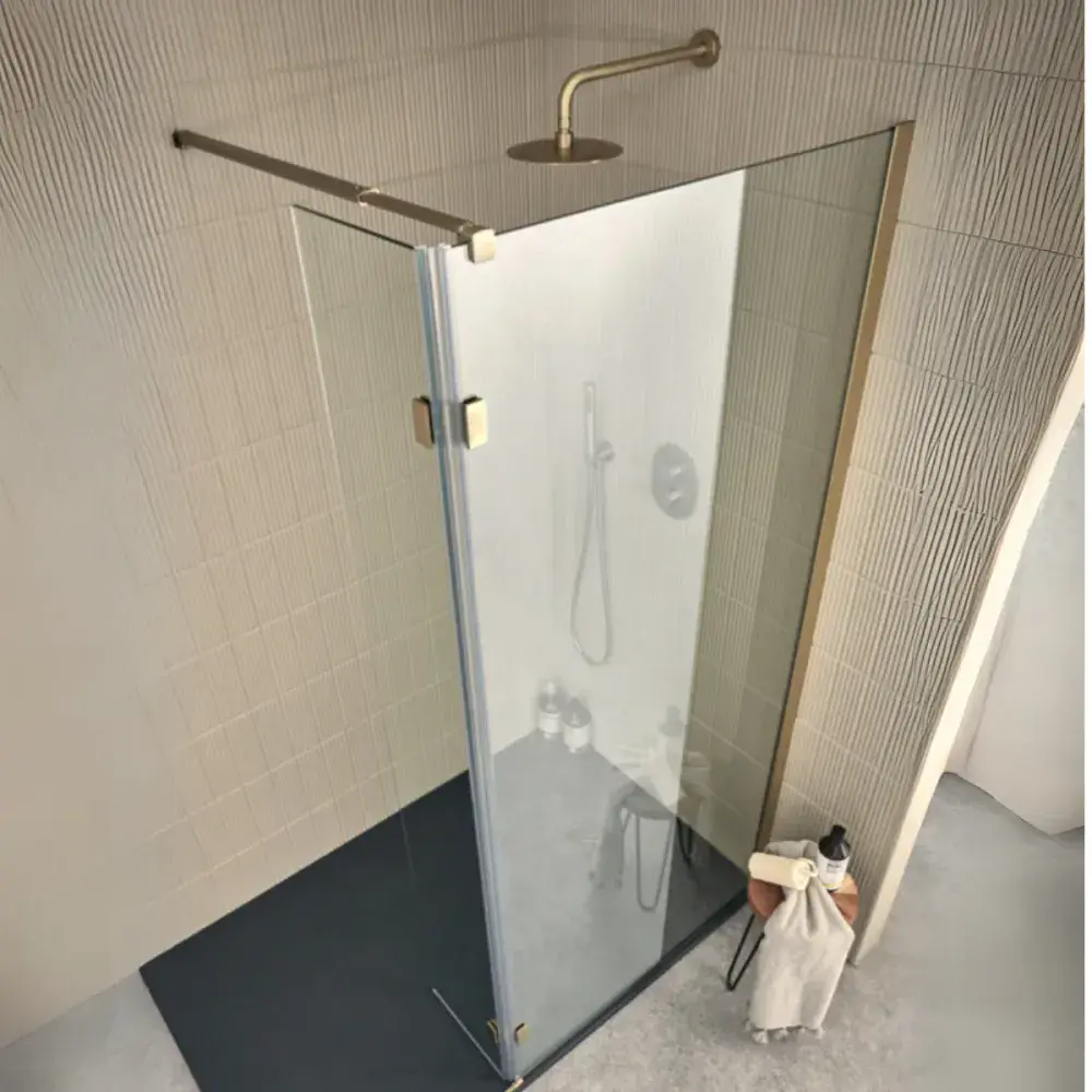 Frontline Aquaglass Mineral Walk-in Clear Glass Front Panel - Various ...