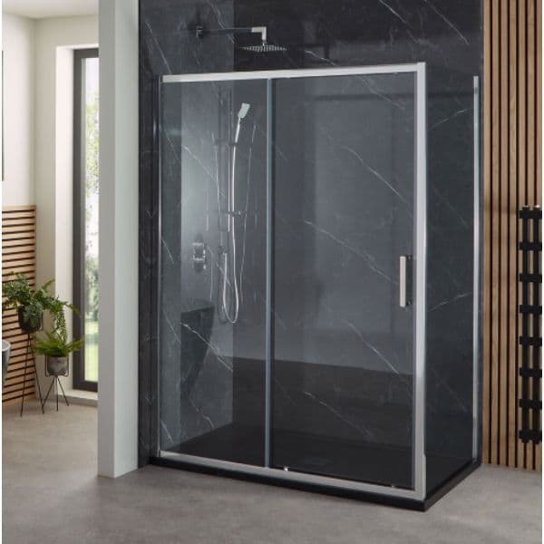 Frontline Aquaglass Purity Sliding Door Enclosure - Various Width/Colour