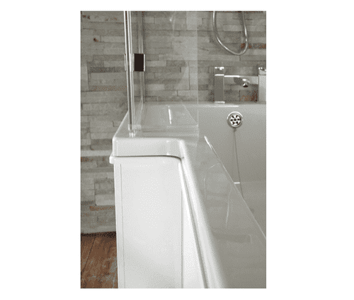 Frontline Blok L Shape Shower Bath inc Bath Panel and Bath Screen LH or RH