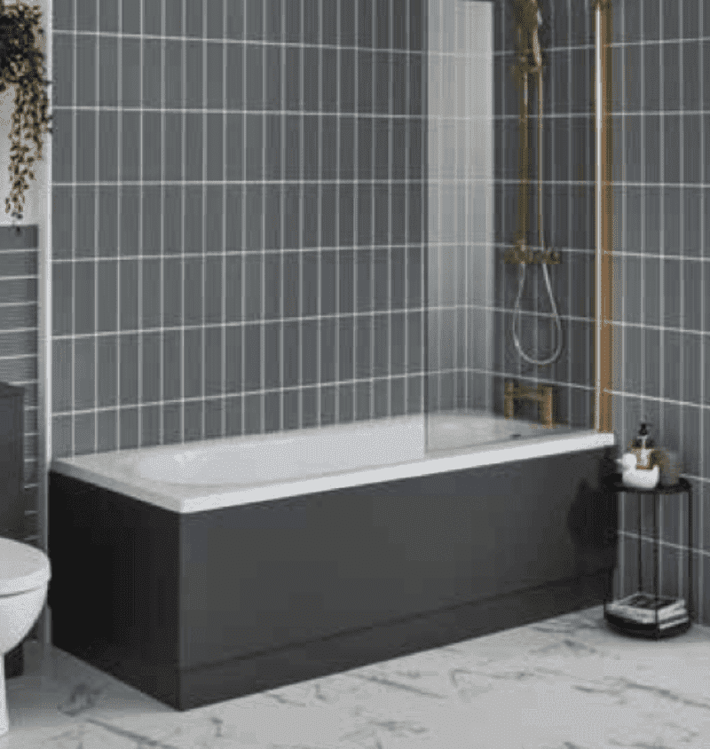 Frontline Caymen Single Ended Bath Various Sizes Optional Bath Strength