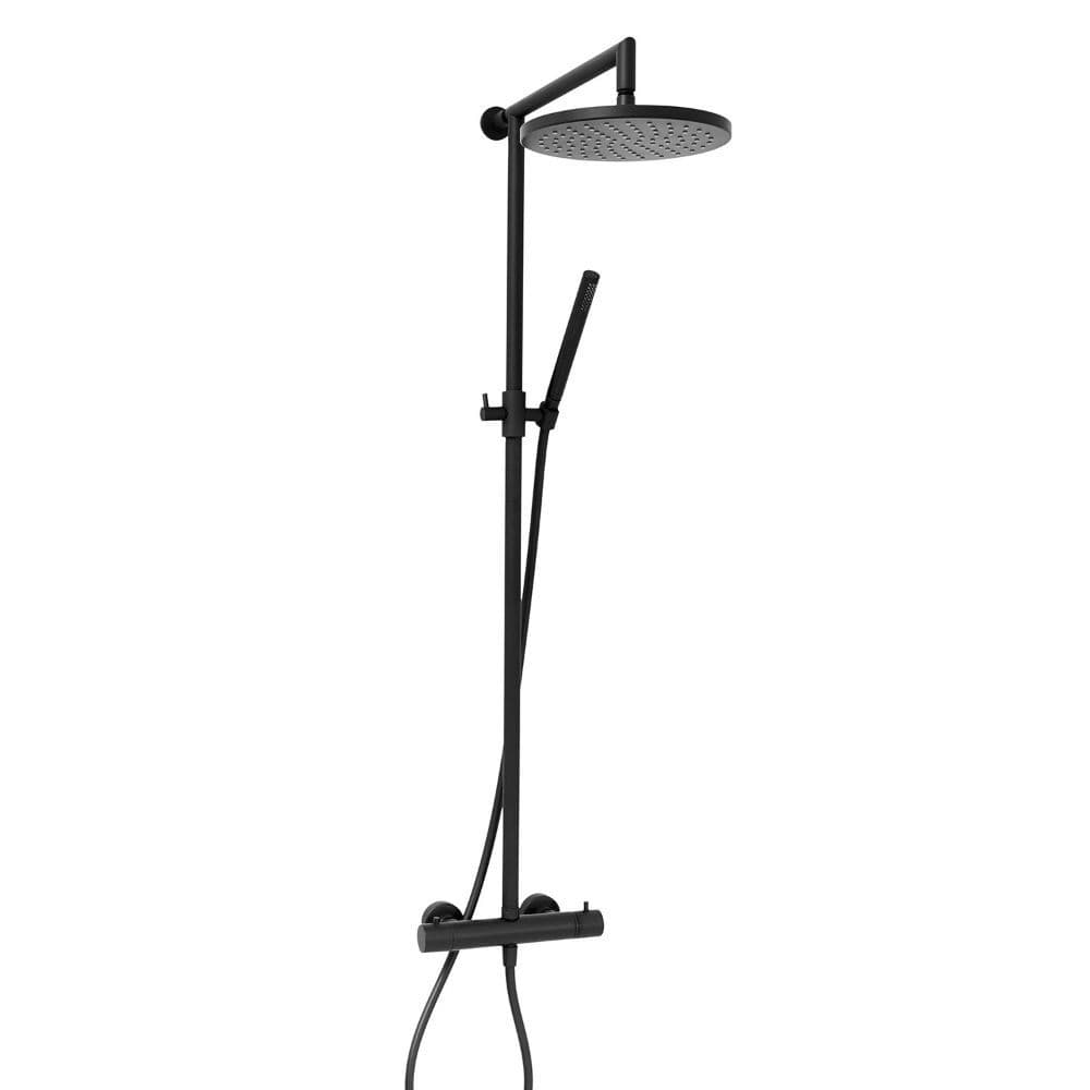 Frontline Sleek Thermostatic Bar Complete Mixer Shower - Various Colours
