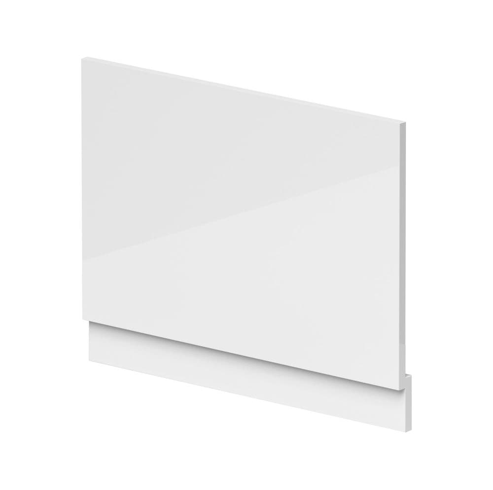 Gloss White Straight End Panel & Plinth 750mm