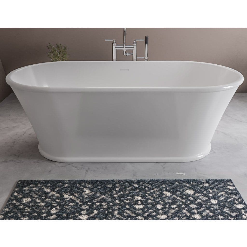 Henley Freestanding bath 1650x780x600mm inc waste White