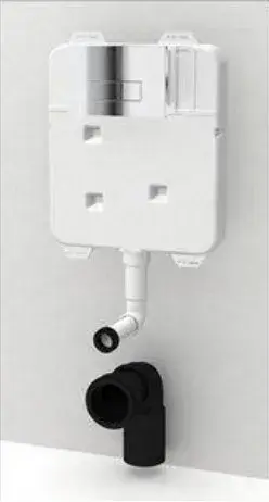 Hidden / Concealed Cistern - White