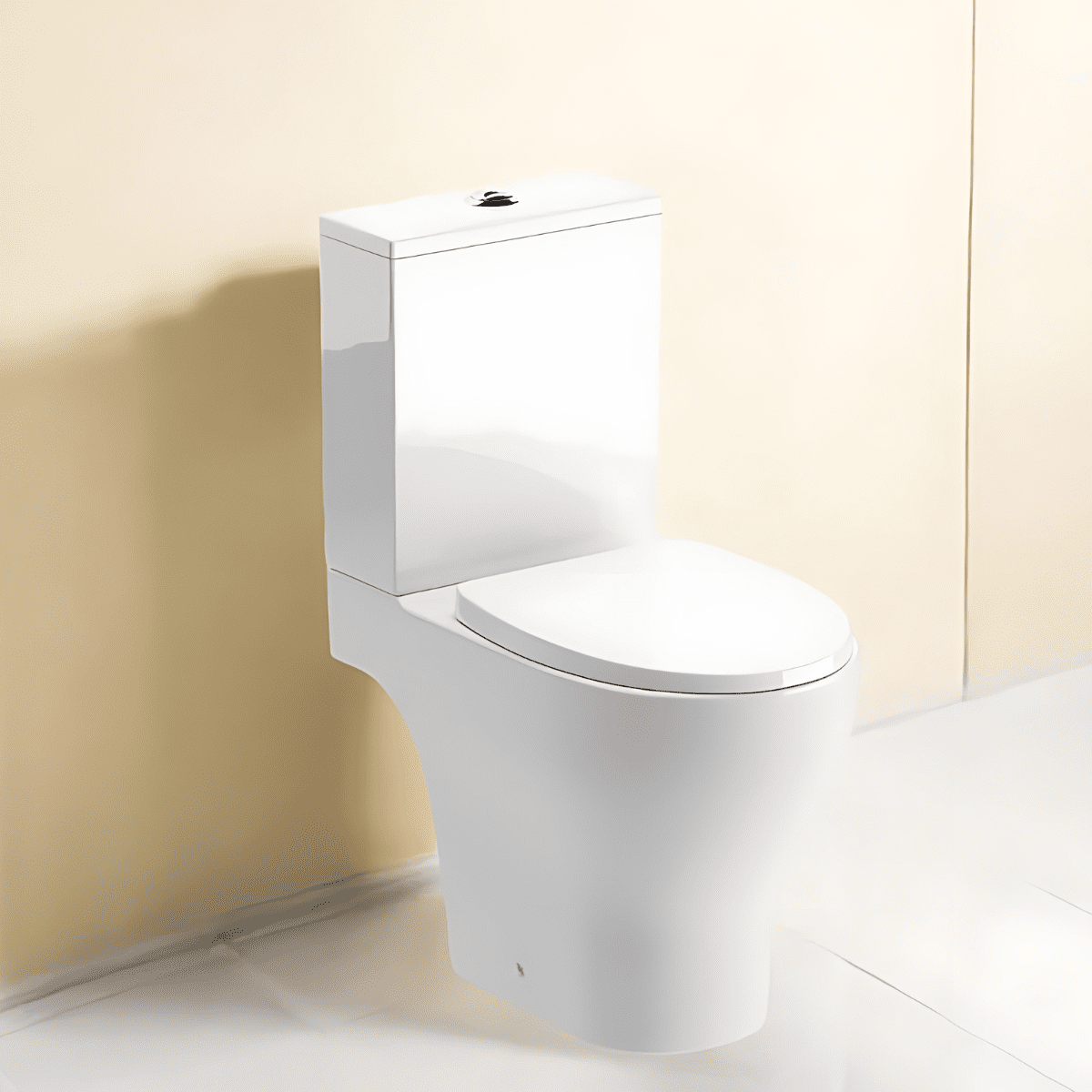 Lile Rimless Short Projection Open Back Close Coupled Toilet With ...