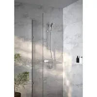 Mio Deluxe Single Outlet Safe-Touch Thermostatic Shower with Flexible ...