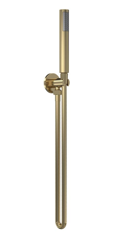 Outlet Elbow Parking Bracket Flex and Handset Brushed Brass A8263