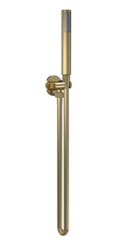 Outlet Elbow Parking Bracket Flex and Handset Brushed Brass A8263