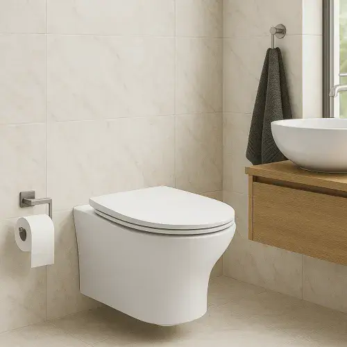 Parum Rimless Wall Hung Toilet With Soft Close Seat