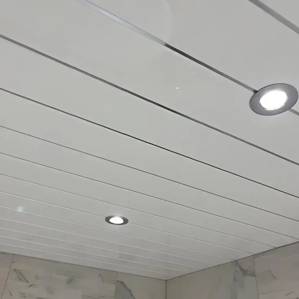 PVC Bathroom Ceiling Panels 250mm Width Pack Of 4 Various Colours