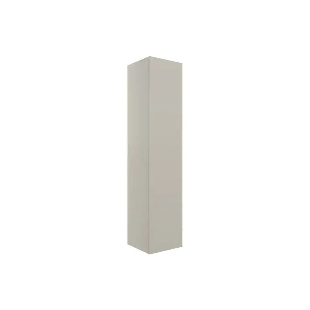 Rockledge 350mm Wall Hung 1 Door Tall Unit - Matt Latte