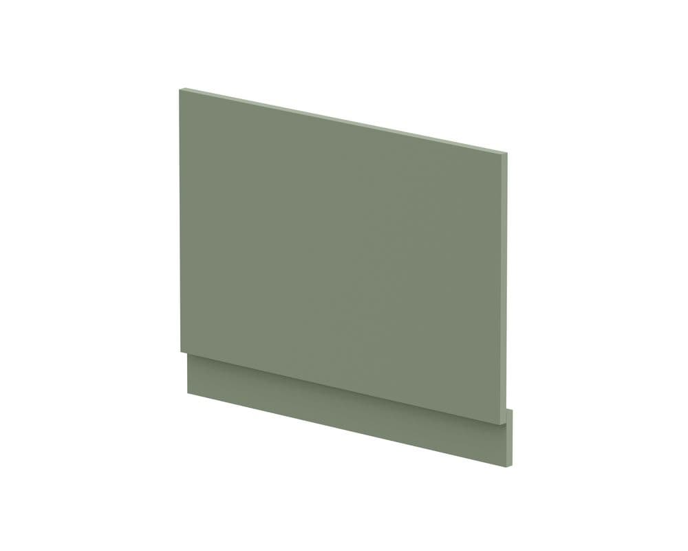 Satin Green Straight End Panel & Plinth 750mm