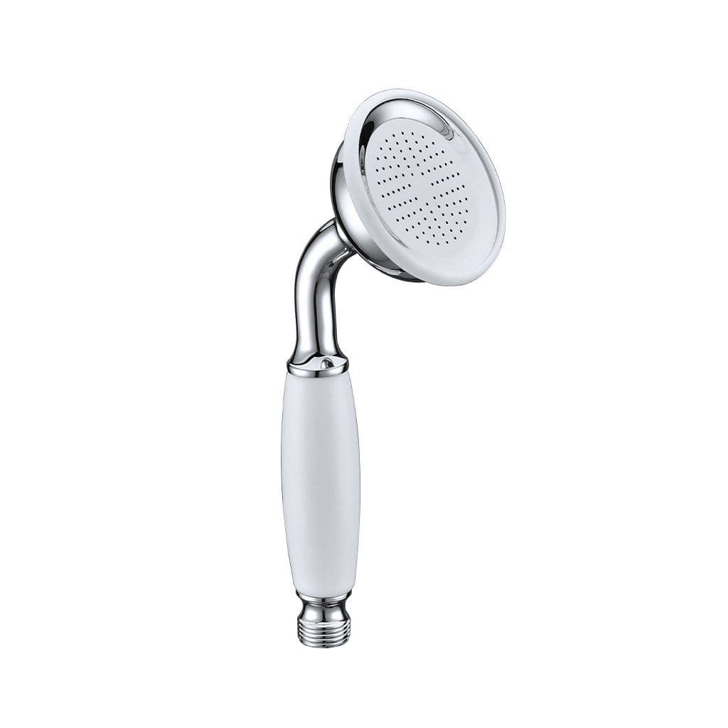 Traditional Exposed Twin Outlet Shower with Shower Head and Riser Kit