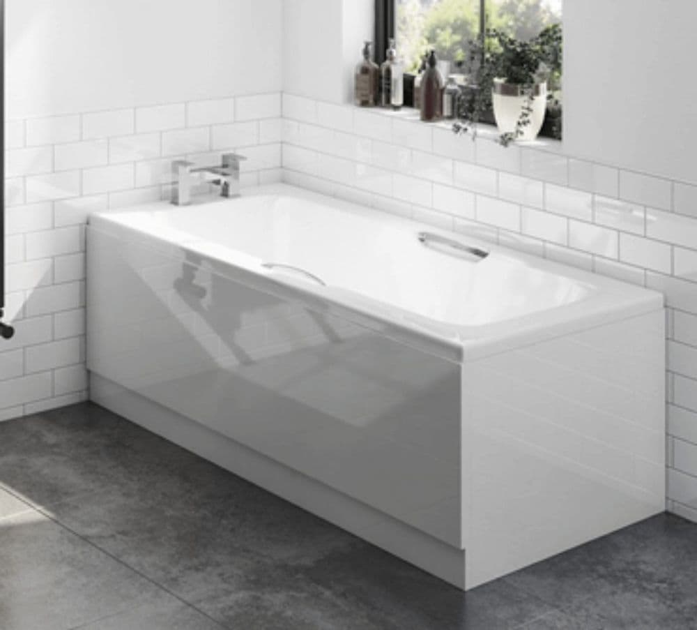 Supercast Reinforced Bath With Twin Grips 1700mm x 700mm