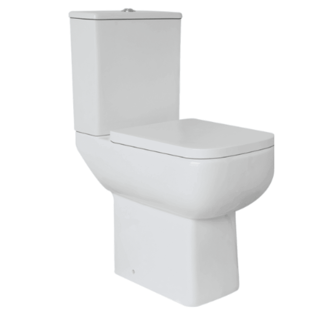 Ultra 600 Comfort Height Close Coupled Modern Toilet with Push Button ...