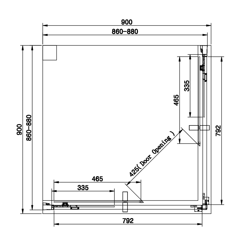 Vantage Matt Black Corner Entry and Offset Corner Entry Shower ...
