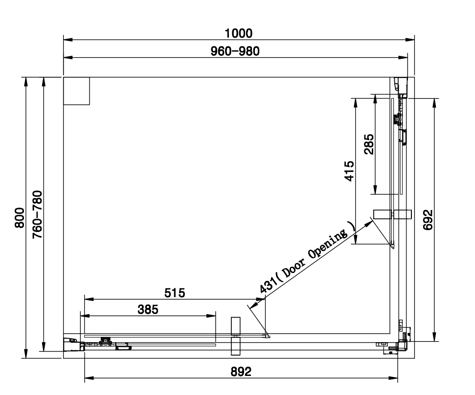 Vantage Matt Black Corner Entry and Offset Corner Entry Shower ...
