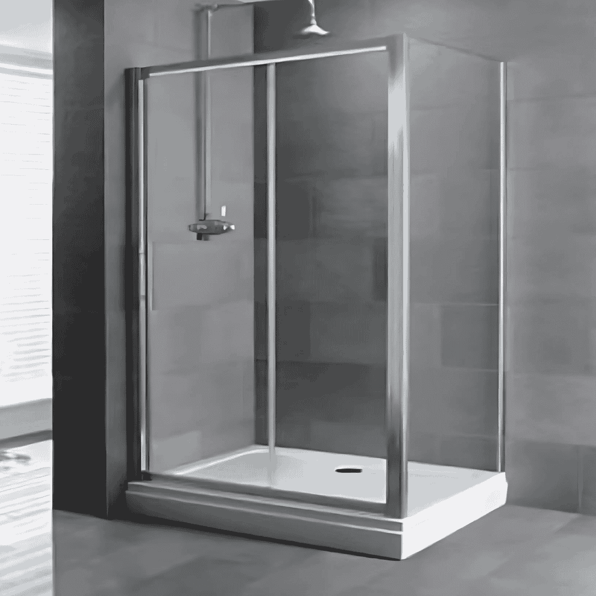 Volente 1300mm Single Slider Shower Door Shower Enclosure