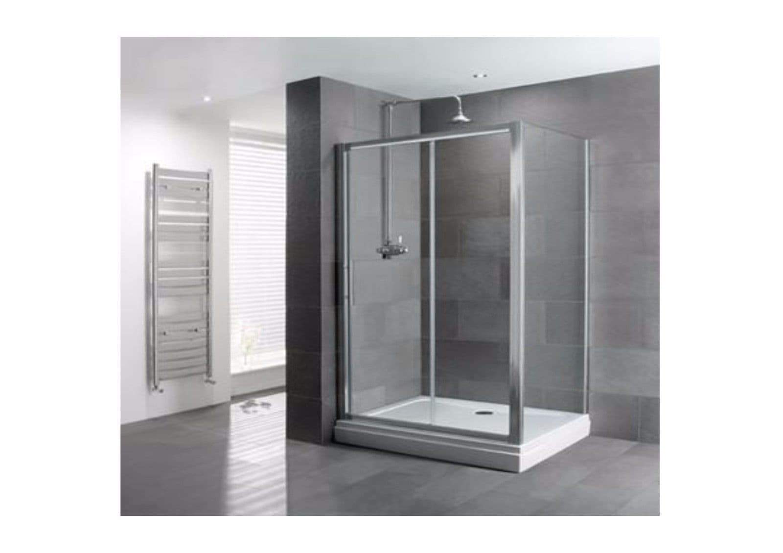 Volente 1800mm Single Slider Shower Door Shower Enclosure