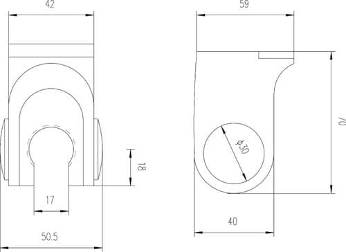 Wall Bracket Chrome A376