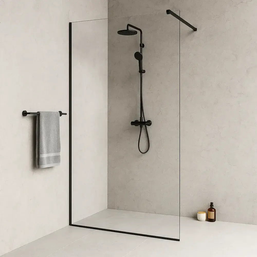 Wet Wall PVC Shower Panels - 1000mm Wide - Alabaster Marble Matt