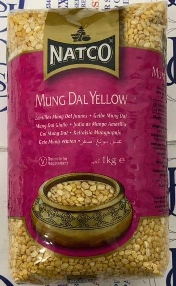 Mung Dal Yellow 1kg -NATCO