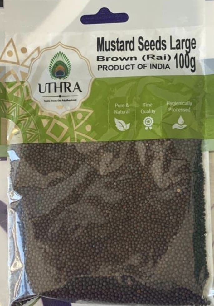 Mustard Seeds Large 100g - UTHRA