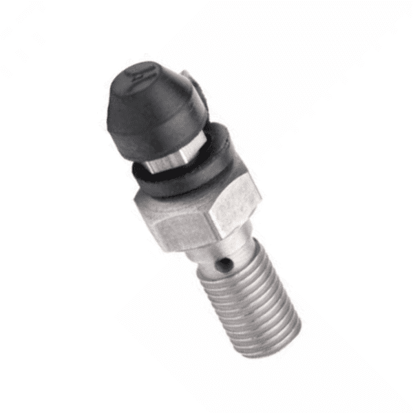 Braktec Single Banjo Bolt with Bleed Nipple M8 x 1 00