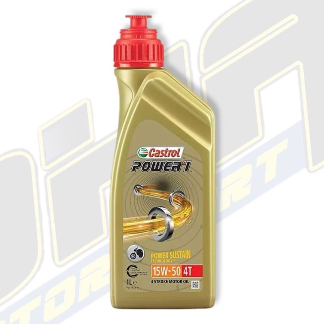Castrol Power 1 Semi Synthetic Motorcycle Engine Oil - 15W50