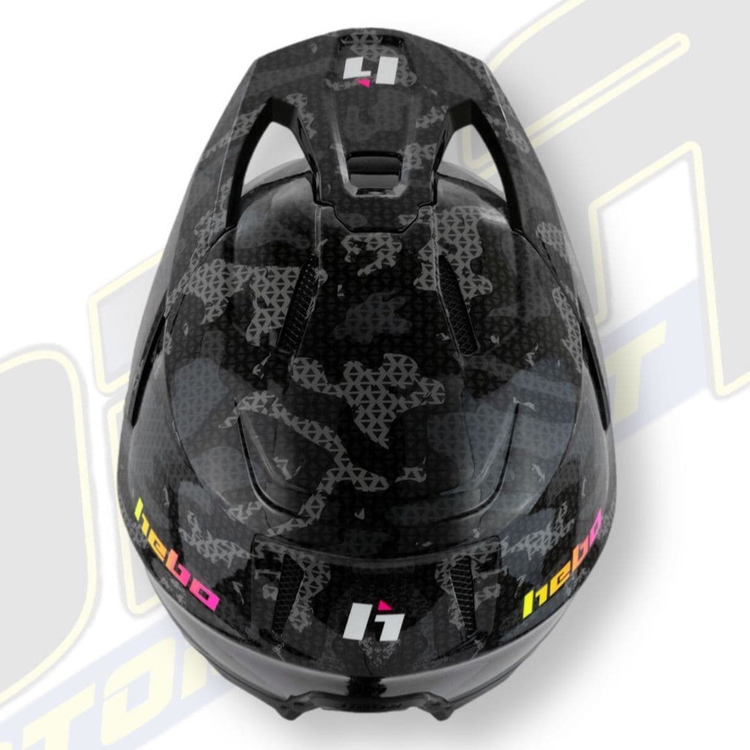 HEBO Zone Pro Trials Helmet - Camo Black