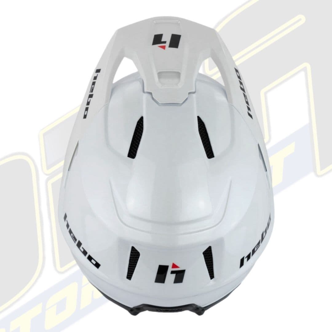 HEBO Zone Pro Trials Helmet - Mono White