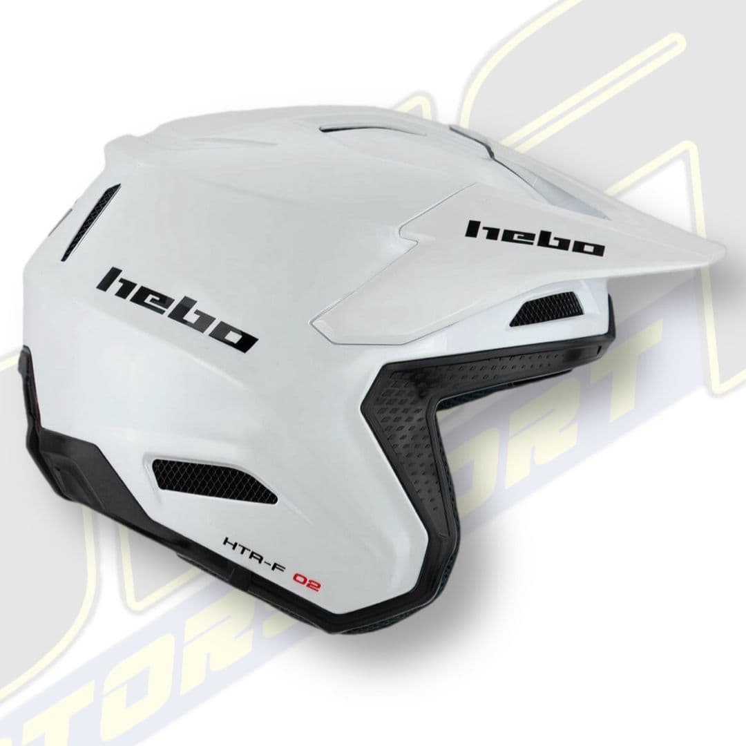 HEBO Zone Pro Trials Helmet - Mono White